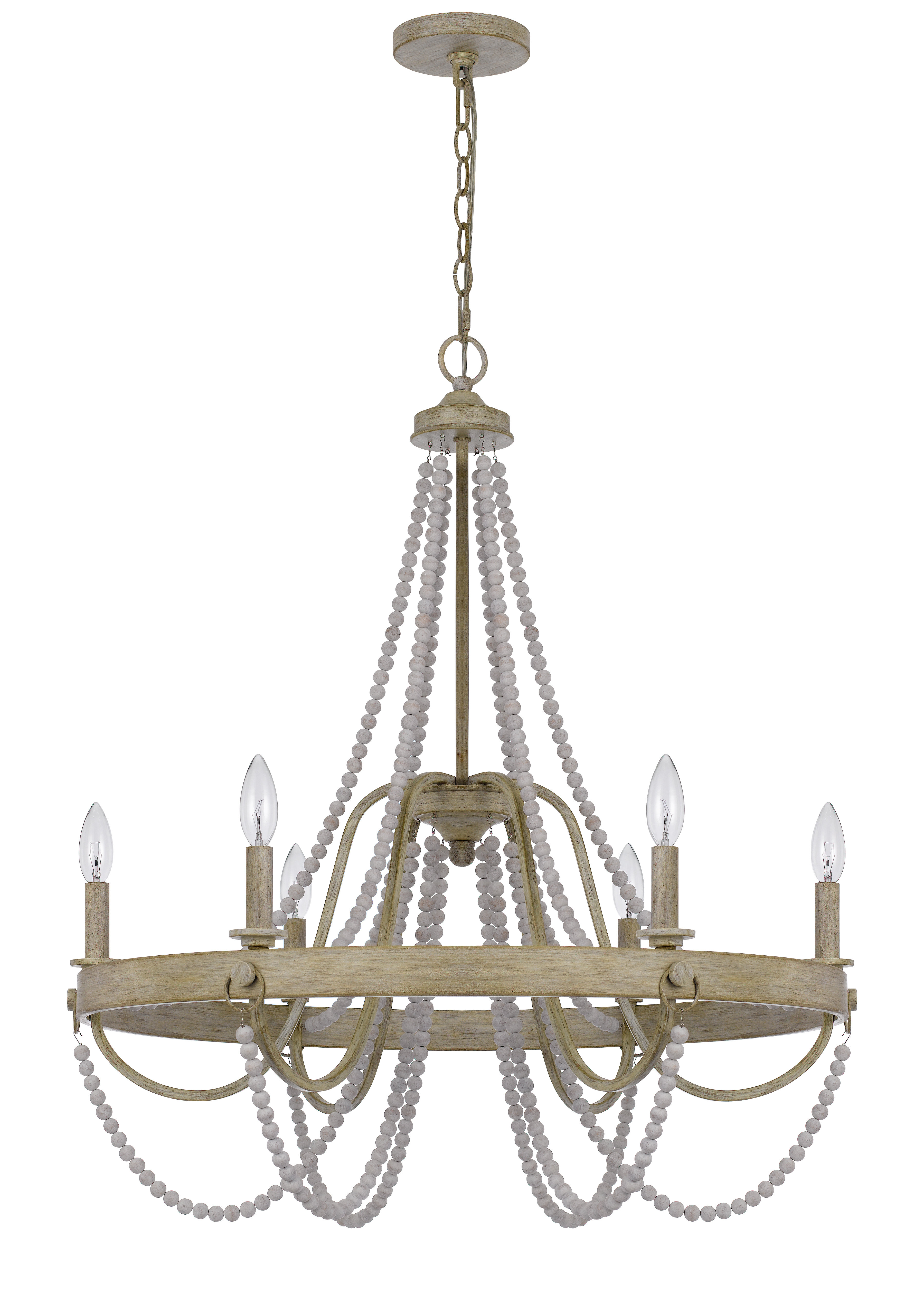 Dakota Fields Brandasia 6 - Light Candle Style Traditional Chandelier ...
