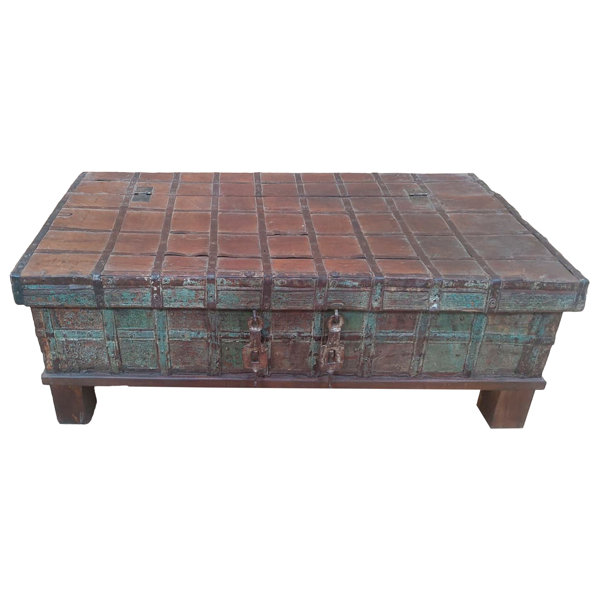 Union Rustic Chatwin Solid Wood Block Coffee Table | Wayfair.co.uk