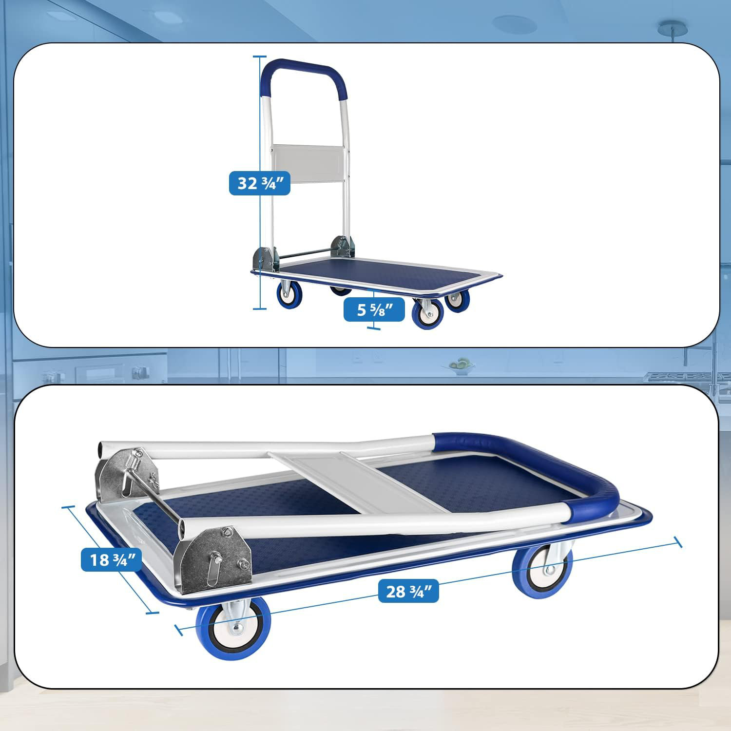 Lifetime Home 330 Lb. Capacity Foldable Platform Dolly & Reviews | Wayfair