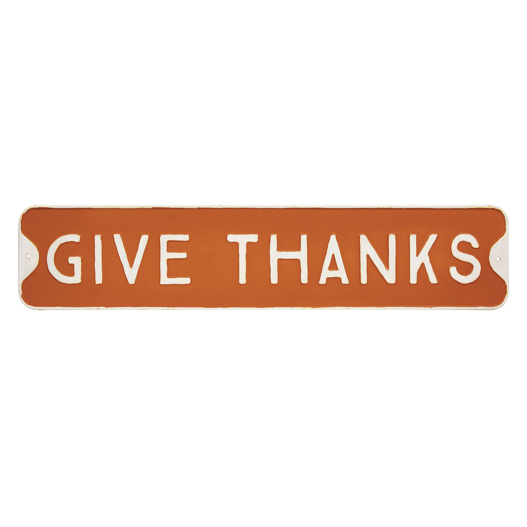 Trinx Give Thanks Metal Wall Décor | Wayfair