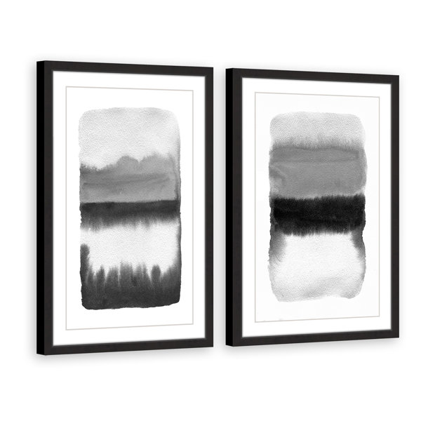 17 Stories Transitions Diptych - 2 Piece Picture Frame Set Print on ...