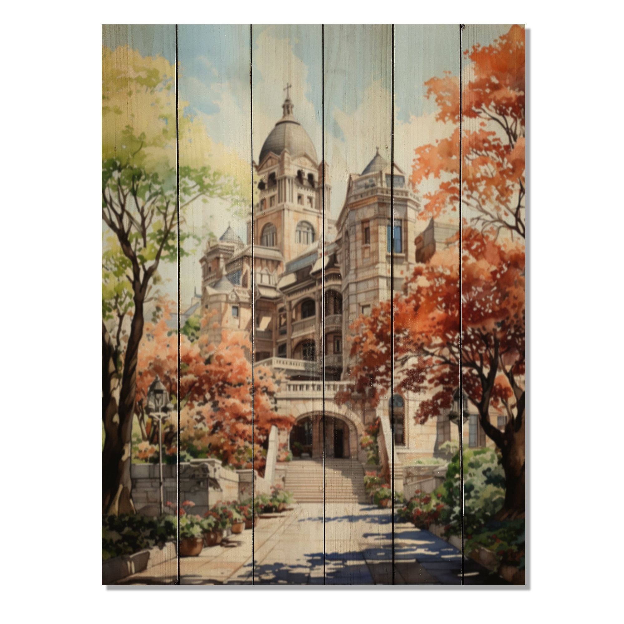 Red Barrel Studio® College University Buildings Academic I - Cityscapes ...