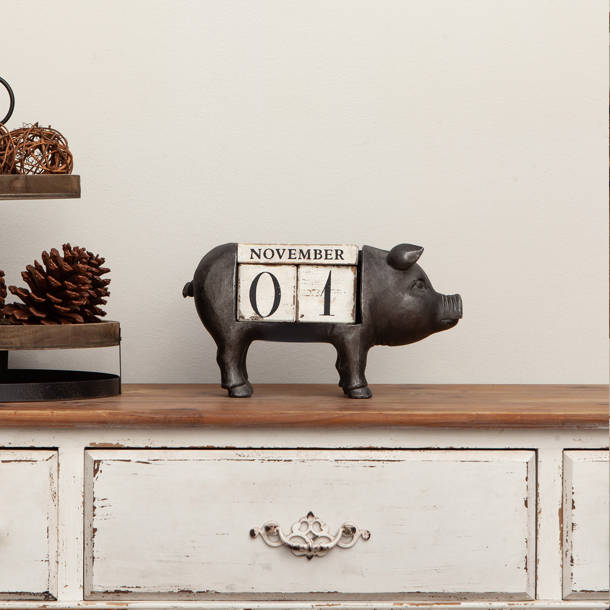 Design Toscano Sleeping Pig Statue & Reviews | Wayfair