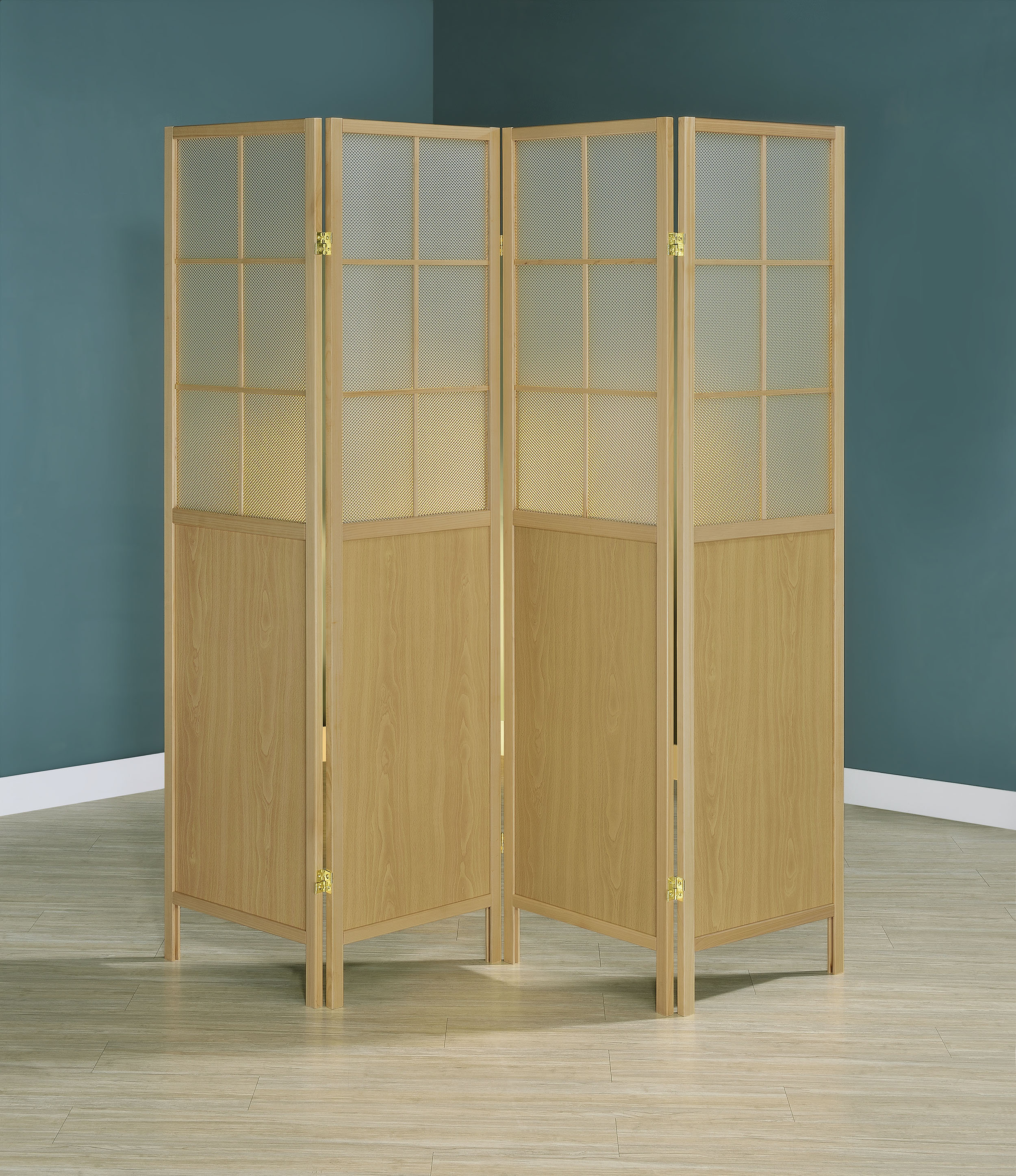 Winston Porter Edwards 4-Panel Room Divider Folding Shoji Screen ...