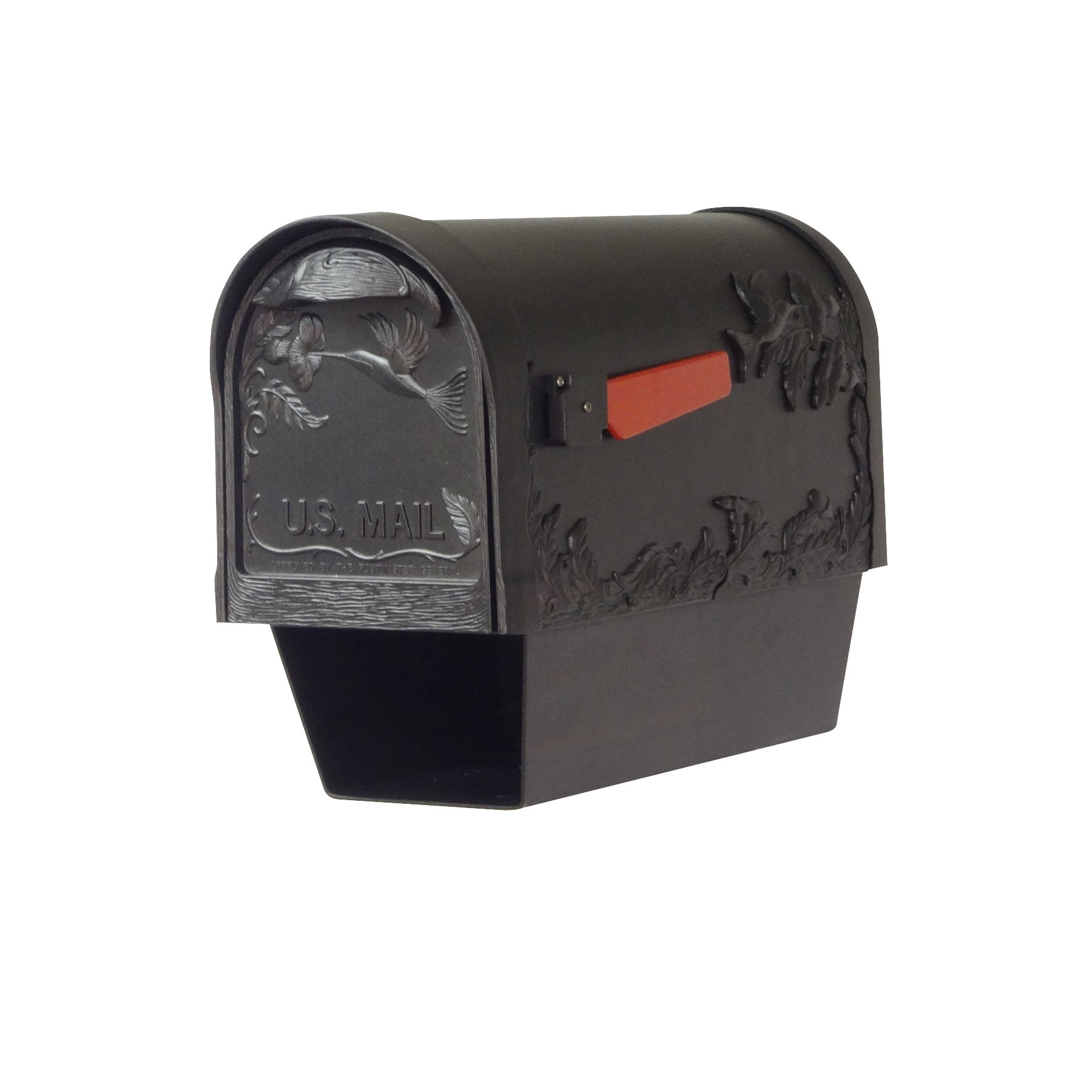 Special Lite Products Hummingbird Curbside Locking Post Mounted Mailbox ...