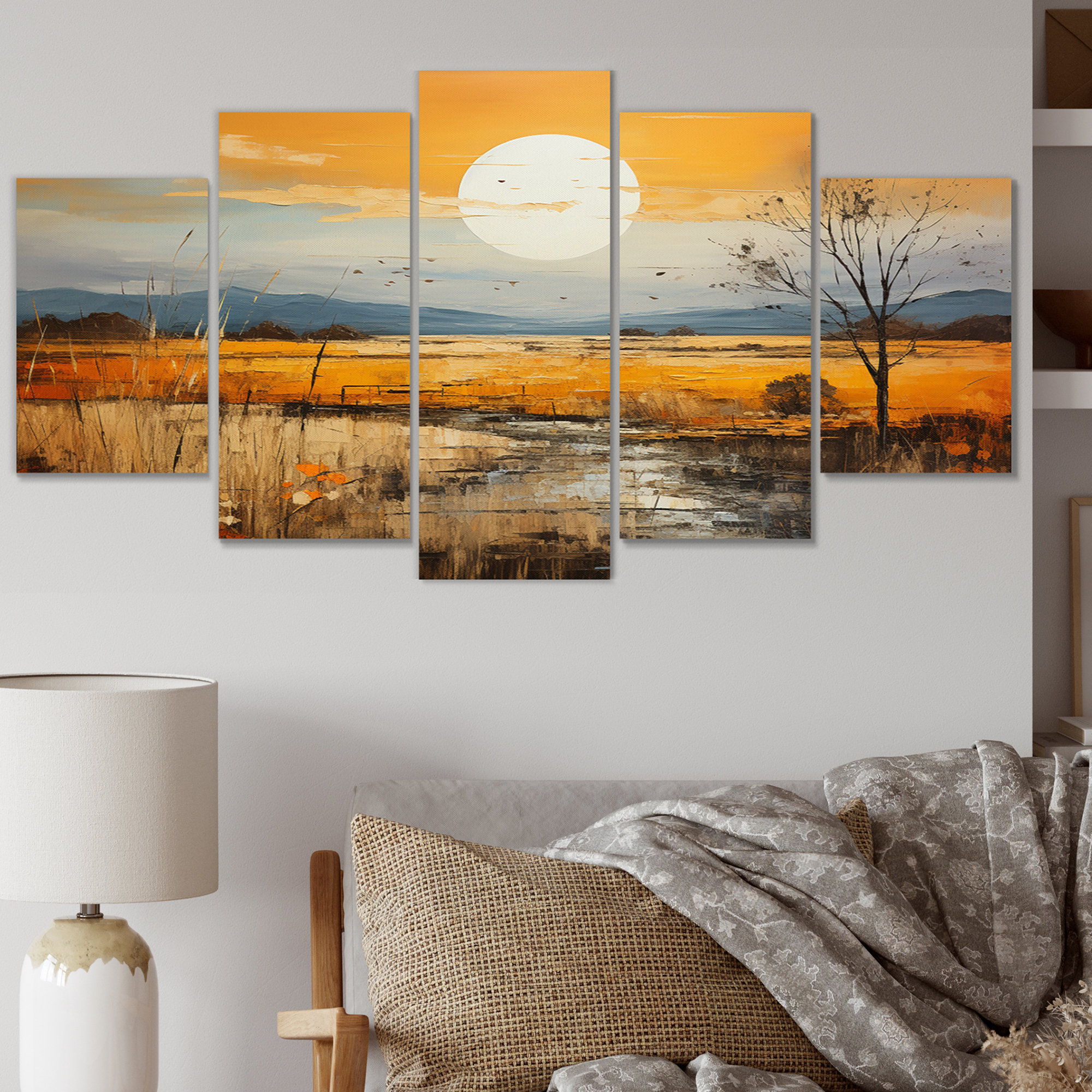 Union Rustic Prairies Bliss Collage - Landscapes Canvas Print - 5 ...