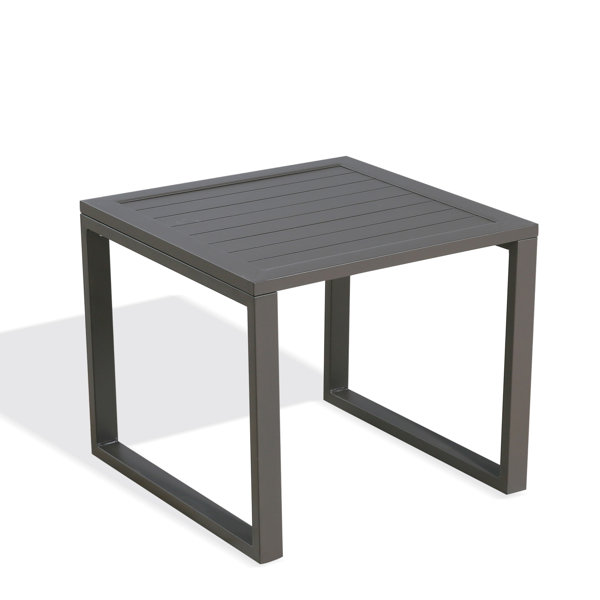 Wade Logan® Allijah Patio 19.7" x 19.7" Aluminum Side Table & Reviews ...