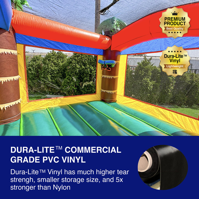 JumpOrange Safari Commercial Grade Bounce House for Kids (with Blower ...