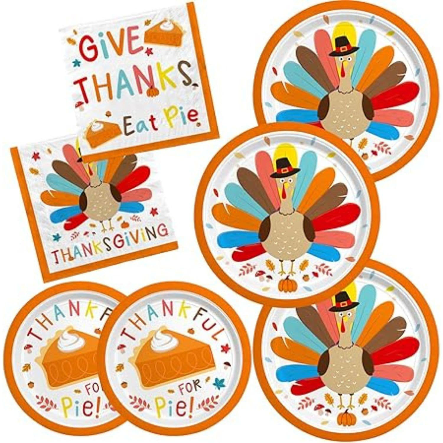 KAMLIC 50 Guests Turkey Thanksgiving Party Kit | Wayfair