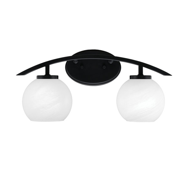 Toltec Lighting Kurve 2 - Light Dimmable Vanity Light | Wayfair