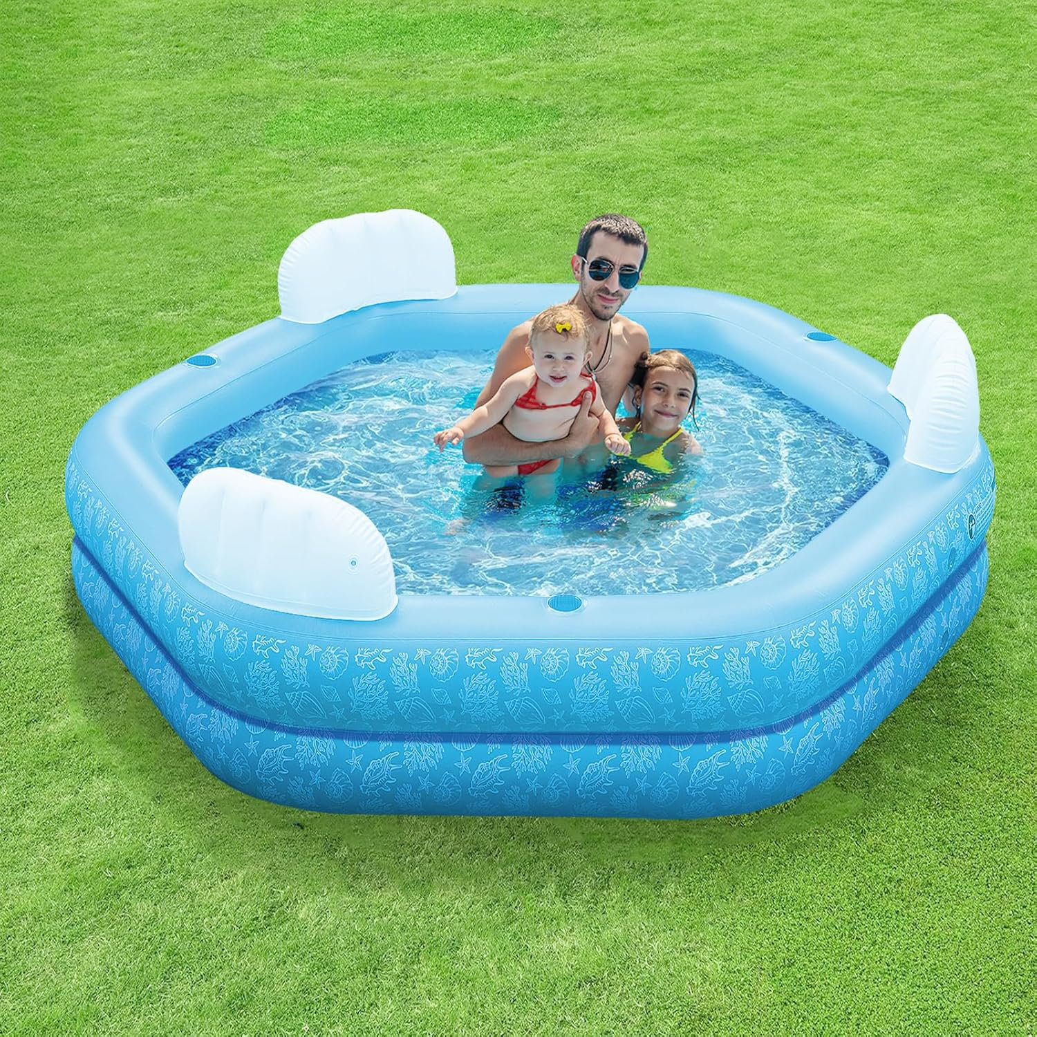 Utibia Utlbla 2ft x 7ft x 7ft PVC Inflatable Pool - Wayfair Canada
