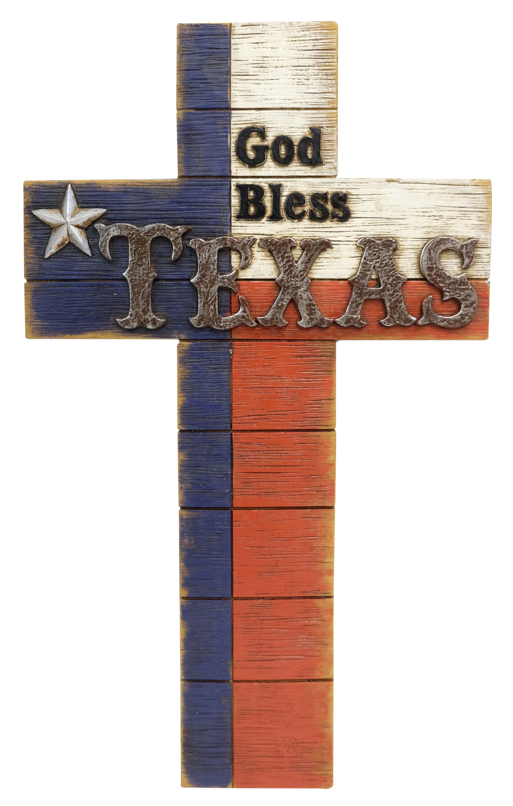 Trinx God Bless Texas Hanging Wall Cross - Wayfair Canada