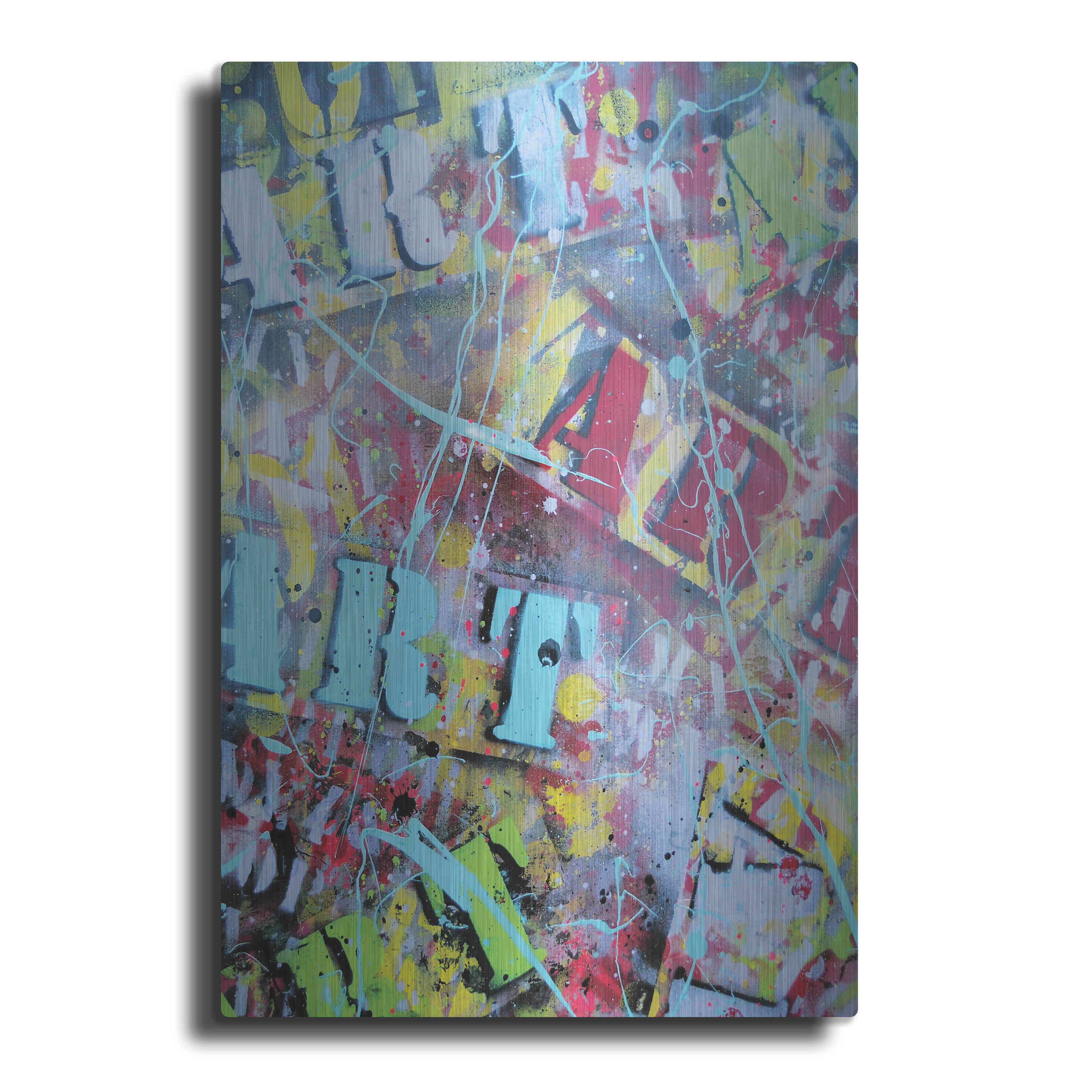 Brayden Studio® 'Art as Brushstrokes' by David Drioton, Metal Wall Art ...