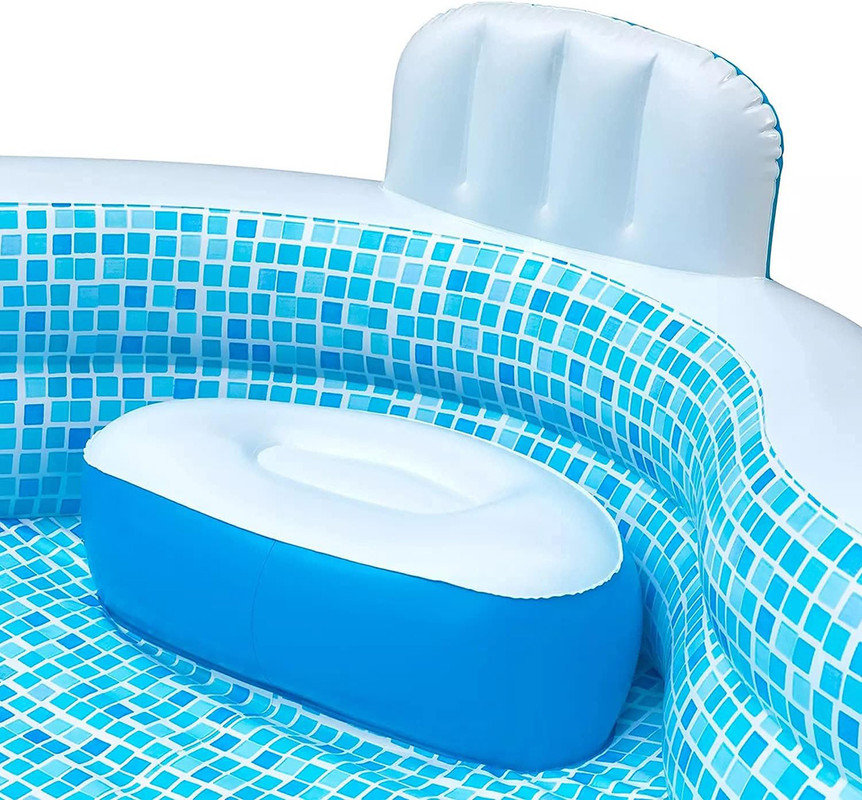Beniar Family Pool 2 Inflatable Seats with Backrests & Reviews | Wayfair
