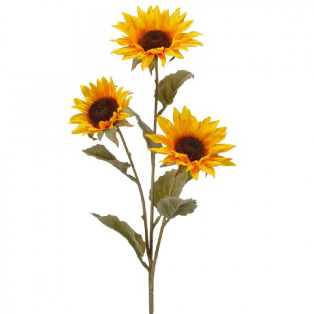 Primrue Sunflower Spray Artificial Flowers | Wayfair