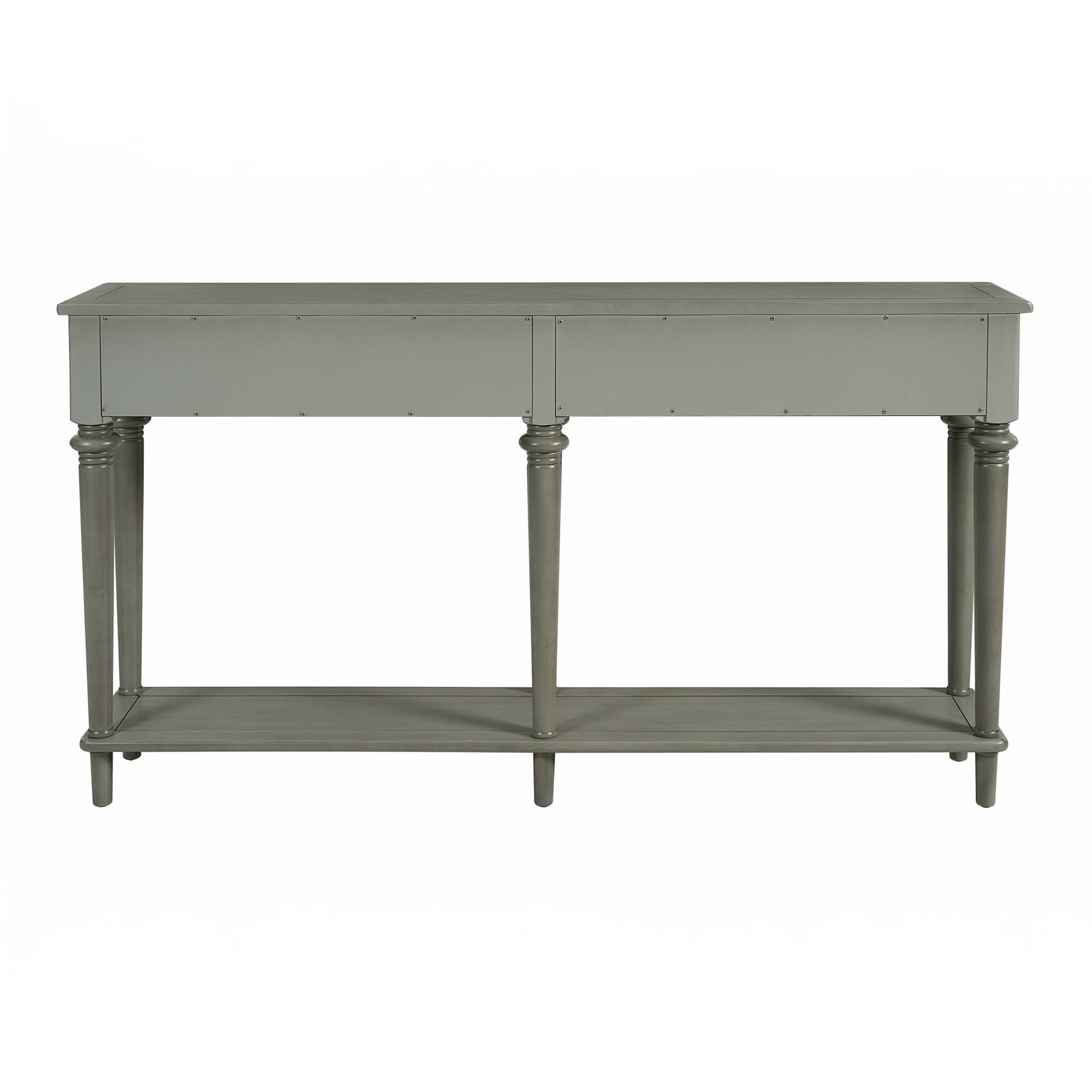 Red Barrel Studio® Entryway Table With 4 Drawers, Retro Console Table ...