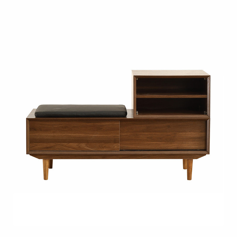 Hokku Designs Donte 4 Pair Stackable Shoe Storage Bench | Wayfair