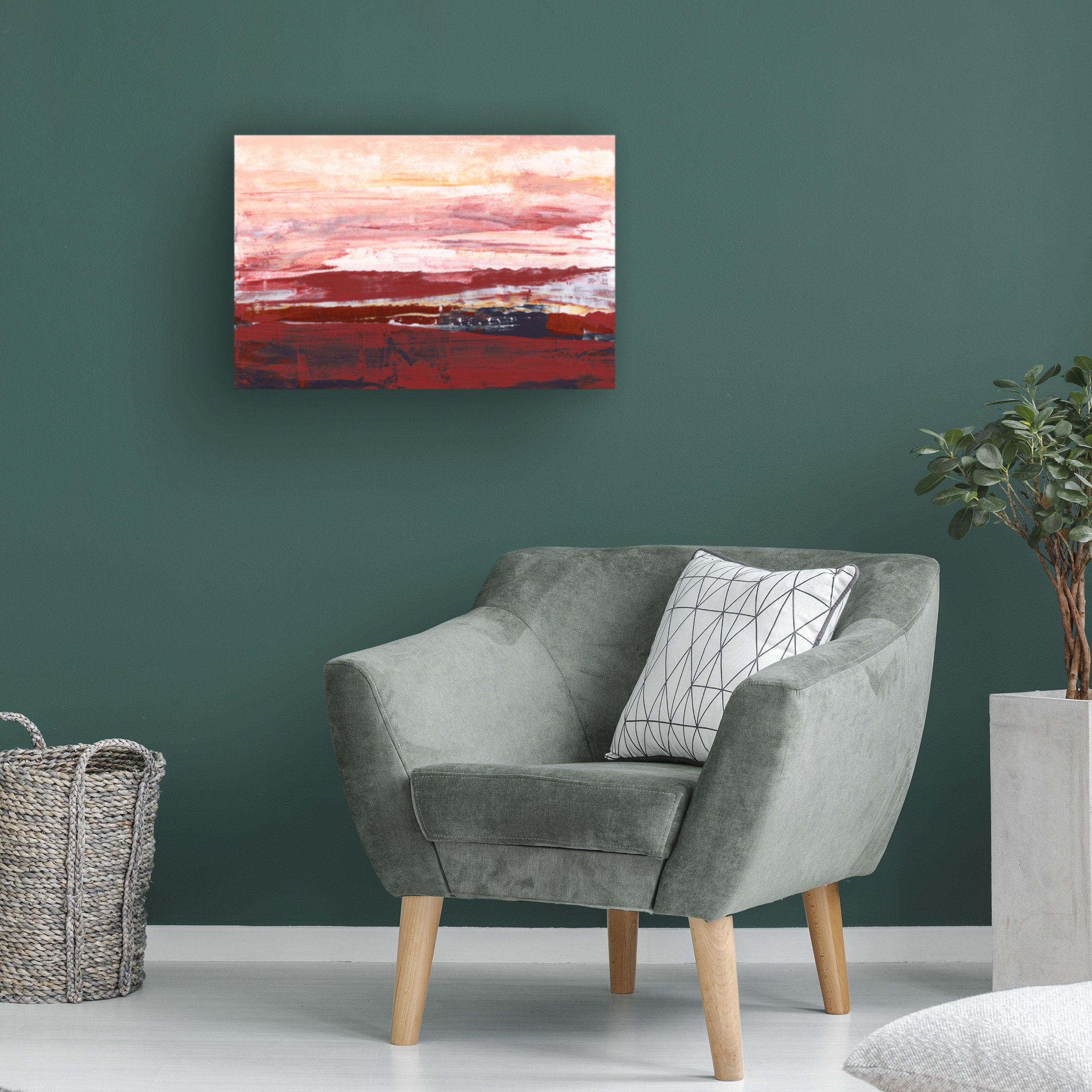 Ebern Designs Bolog " Summerset I " on Canvas | Wayfair