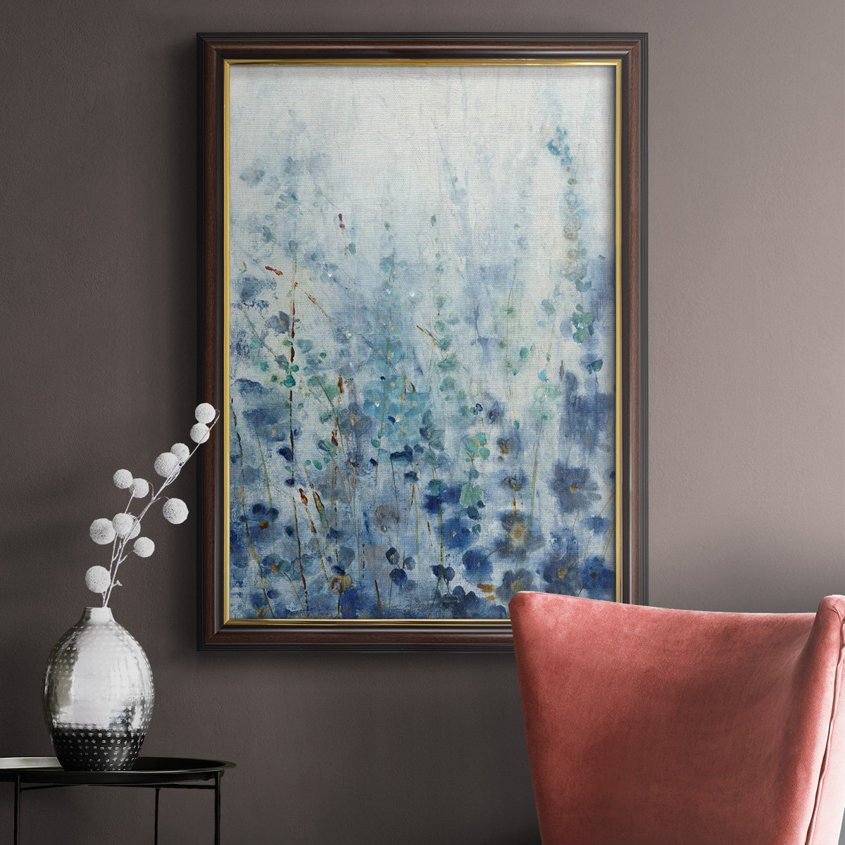 Red Barrel Studio Misty Blooms I Premium Framed Canvas- Ready To Hang ...