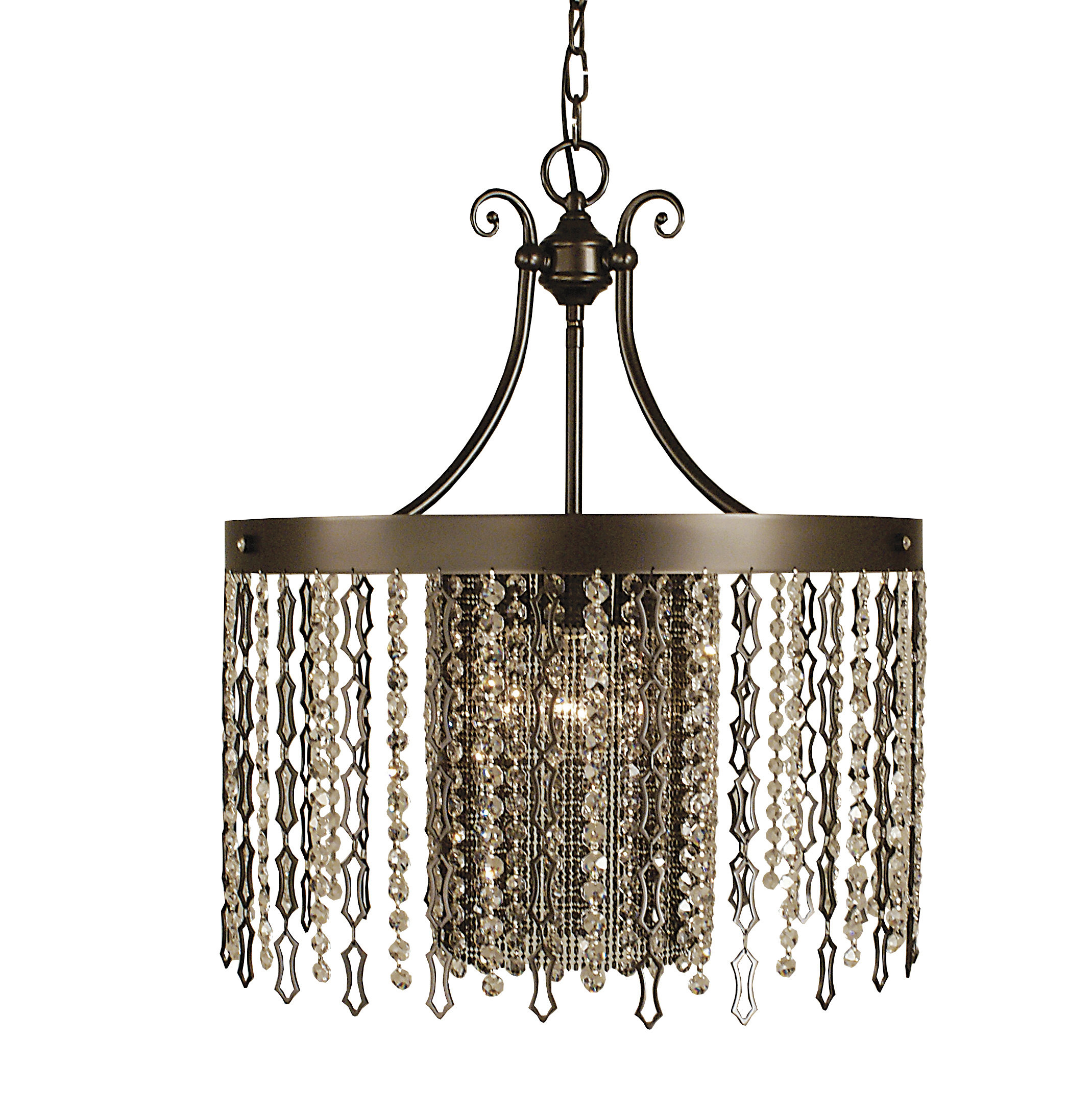House of Hampton® Chadwell 4 - Light Lantern Drum Chandelier | Wayfair