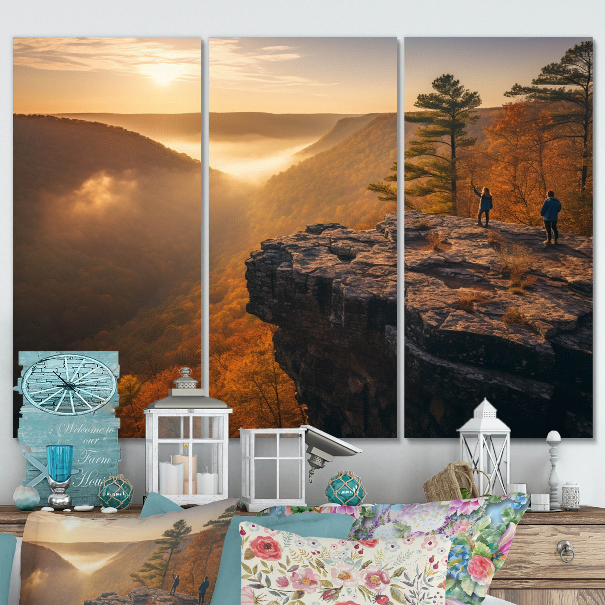 Design Art Arkansas Whitaker Point II - Landscapes Metal Wall Art ...
