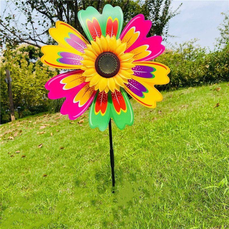 Ophelia & Co. Sunflower Lawn Pinwheels Large Windmill Pinwheel for ...