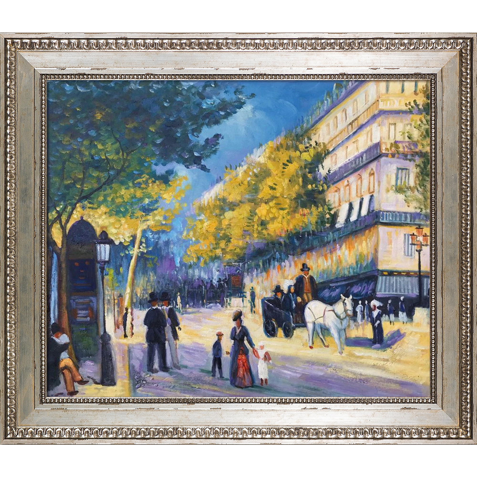 Vault W Artwork 'The Great Boulevards, 1875' by Pierre-Auguste Renoir ...