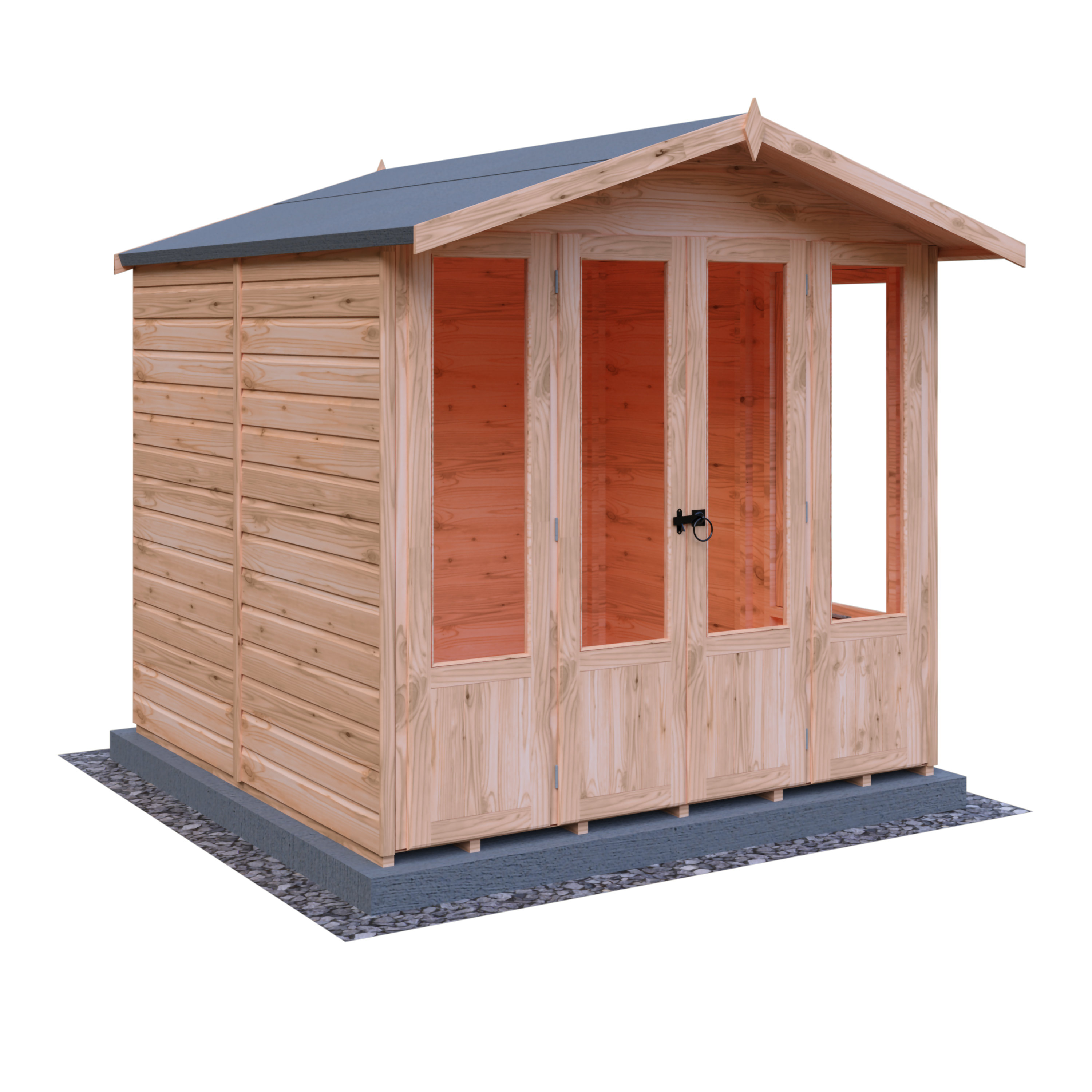 Shire GB Parham 7 x 7 Ft. Shiplap Summer House & Reviews | Wayfair.co.uk