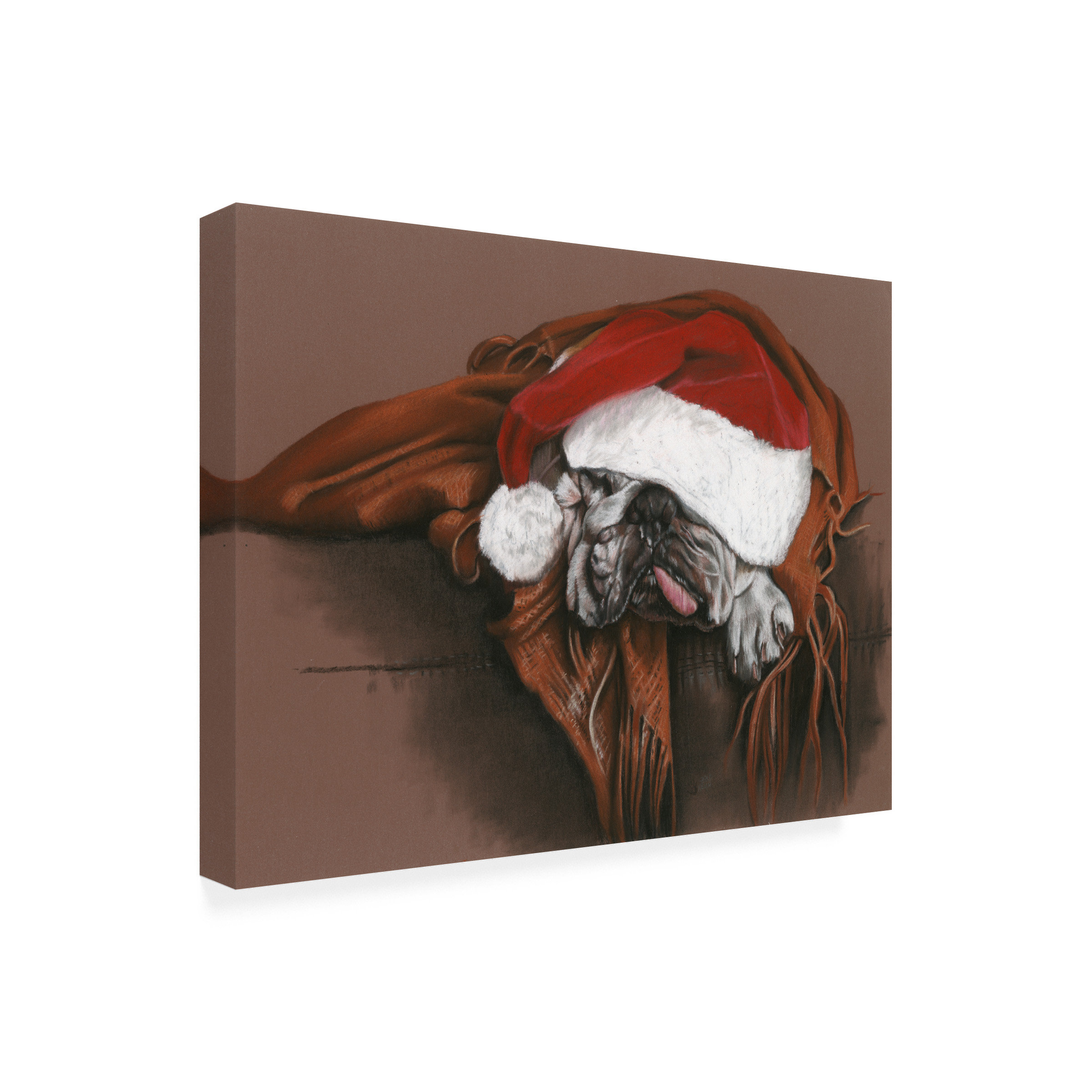 The Holiday Aisle® Overworked Elf by Barbara Keith - Unframed Painting ...