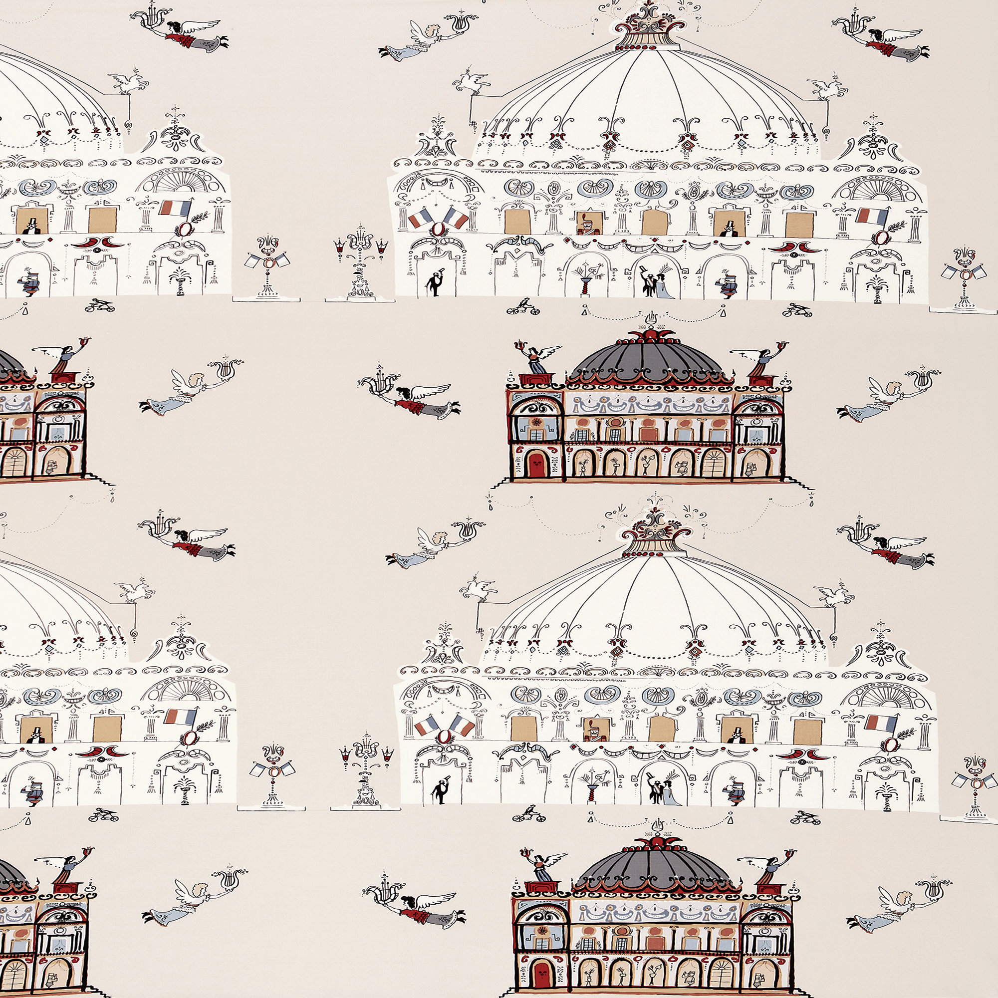 Schumacher Opera Fabric | Wayfair