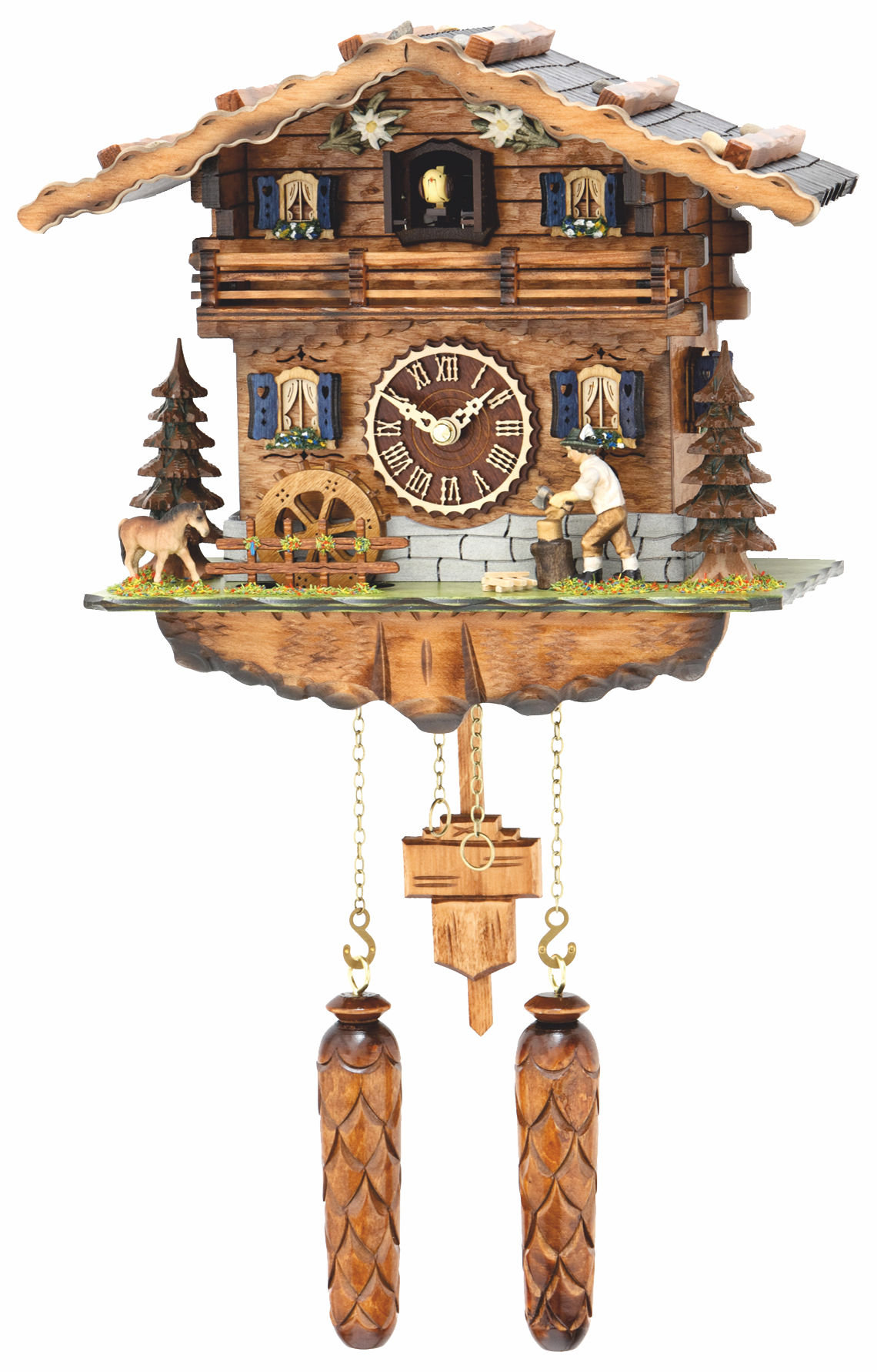 Hermle Clocks Strauss Wood Wall Clock | Wayfair