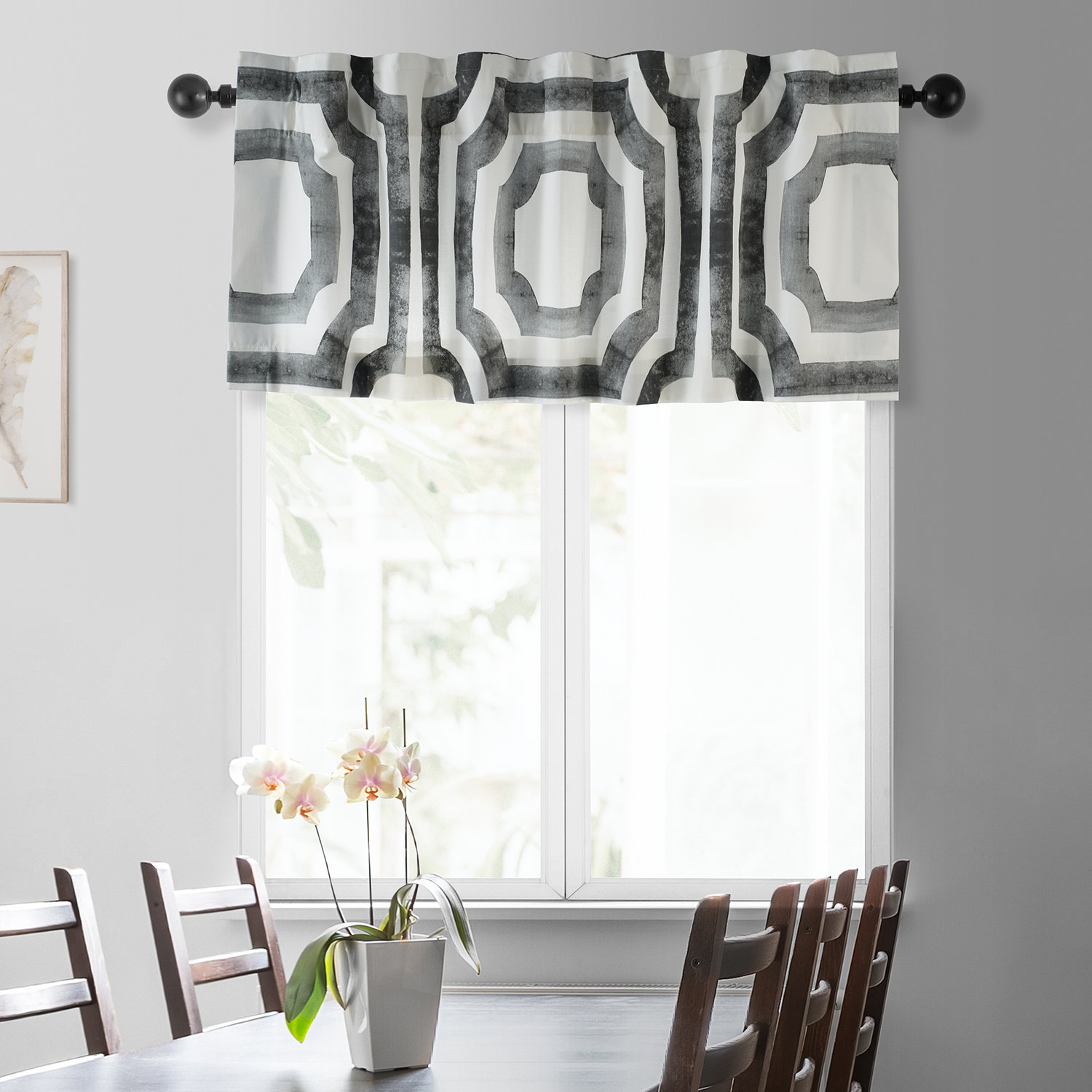 dining room window valances