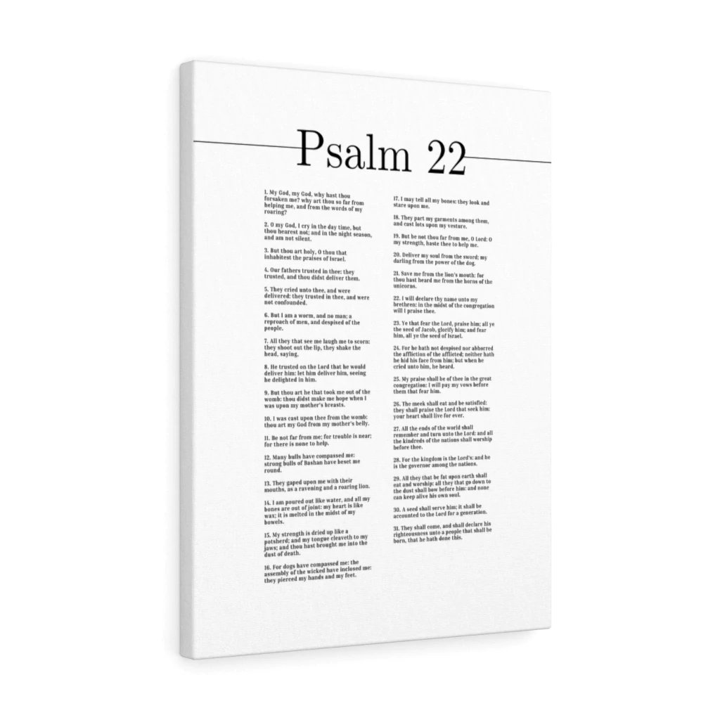 Trinx Glorify Him Psalm 22 Christian Wall Art Bible Verse Print Ready ...