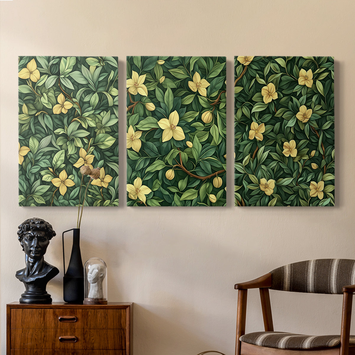 House of Hampton® WM Morris Homage Series CC -Premium Gallery Wrapped ...