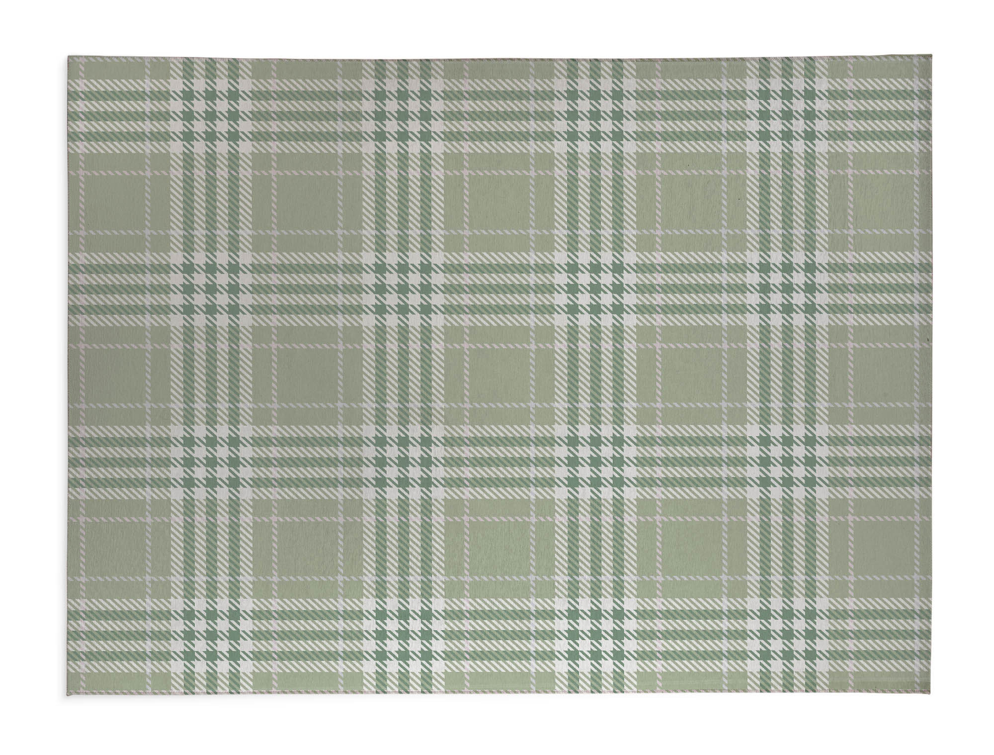 Wrought Studio™ Christopher Plaid Non-Slip Outdoor Rug | Wayfair