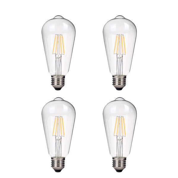 emark 40 Watt Equivalent ST64 E26/Medium (Standard) Dimmable 2700K LED ...