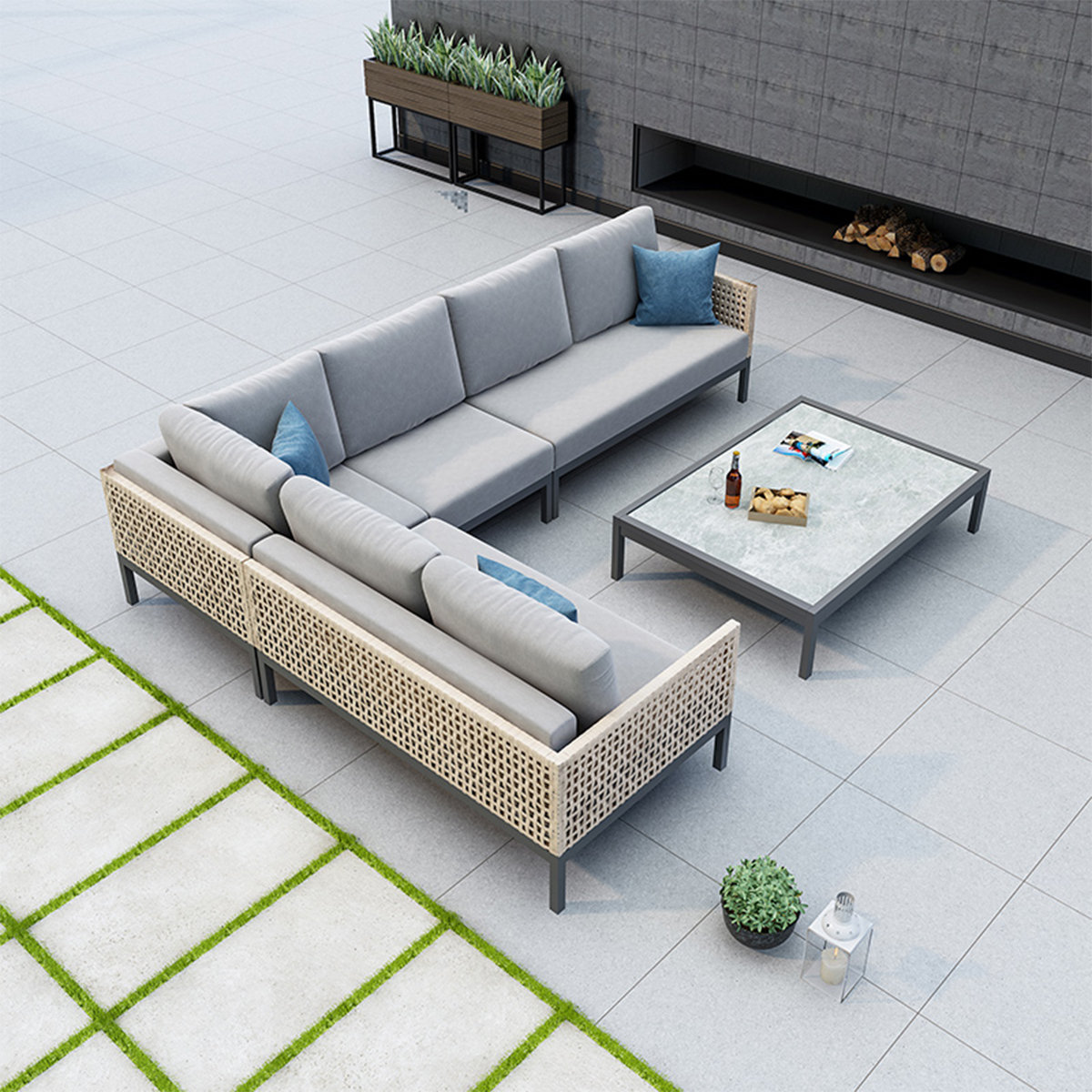Bayou Breeze Cariss Outdoor rattan sofa Casual rattan sofa - Wayfair Canada