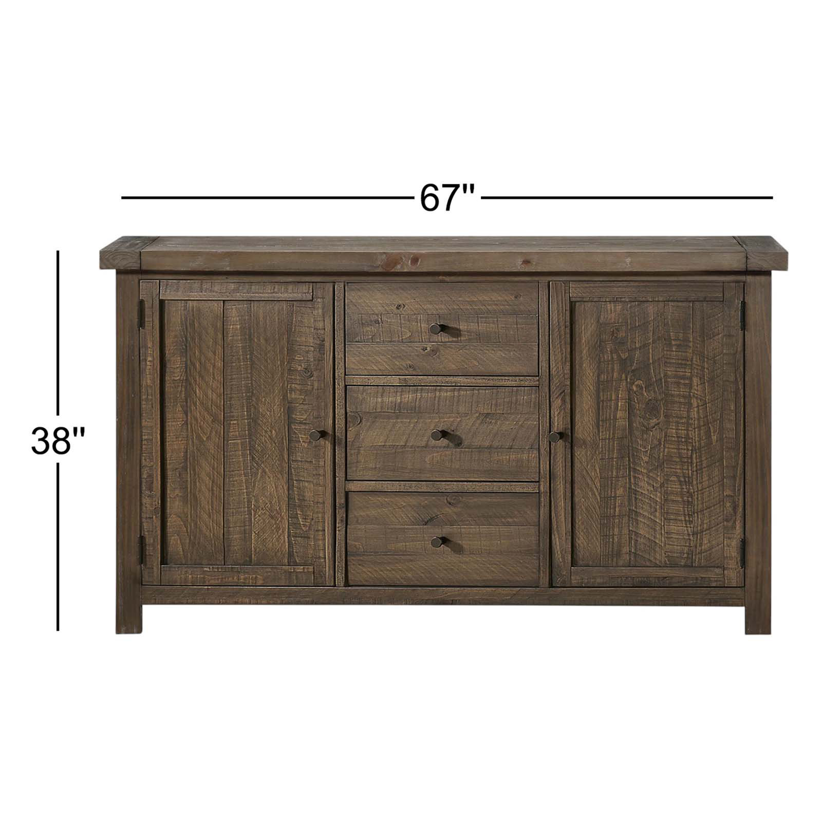 Laurel Foundry Modern Farmhouse Schuler Waltrip 67'' Wide 2 Drawer ...