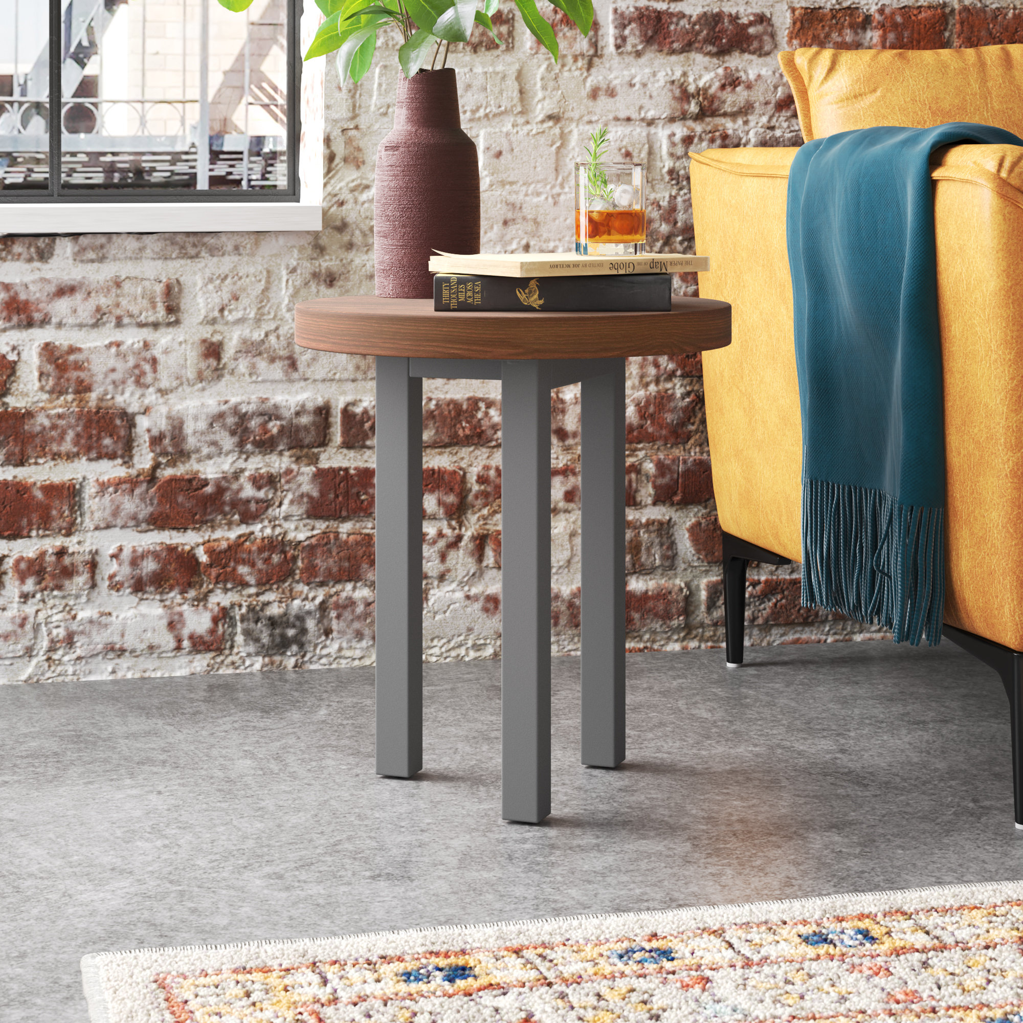 Steelside™ Altoona 3 Legs End Table & Reviews | Wayfair