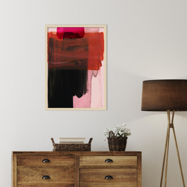 Latitude Run® Abstract Painting XXI by Iris Lehnhardt Wood Framed Wall ...