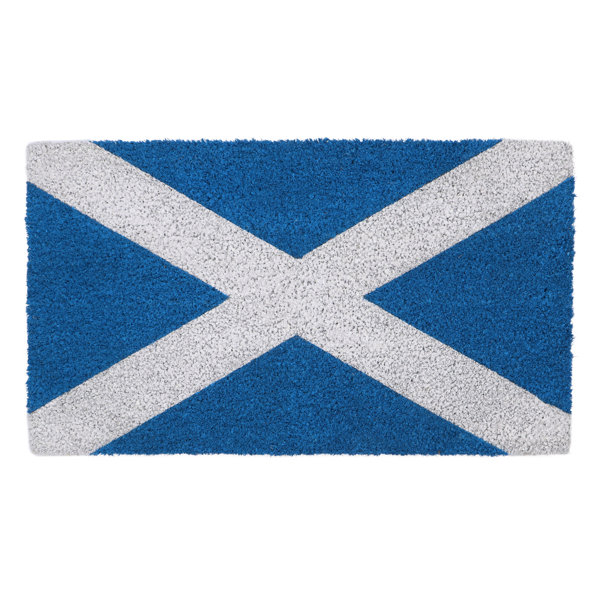 Happy Larry Holzman Scottish Doormat | Wayfair.co.uk