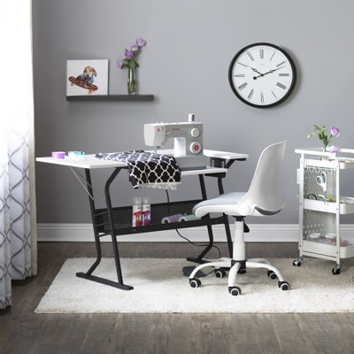 Sew Ready 41" x 10.5" Sewing Table with Sewing Machine Platform ...