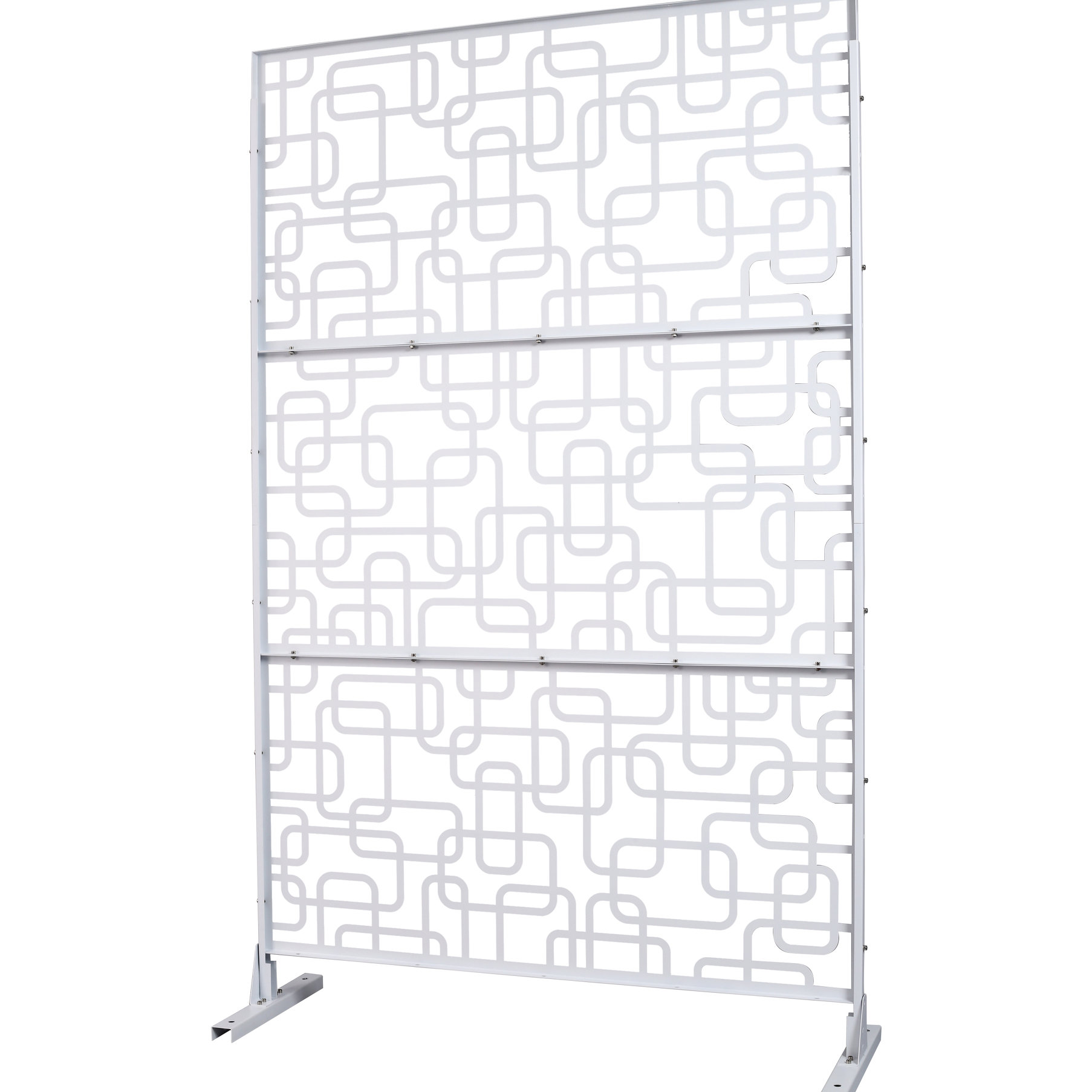 ArtisanArcade 76" H48" W Privacy Fence Panels - Metal For Long-Lasting ...