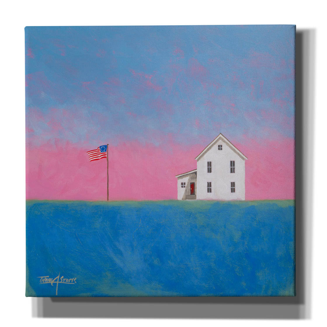 Winston Porter 'Echoes I' by Thomas Stotts Canvas Wall Art, 18" x 18 ...