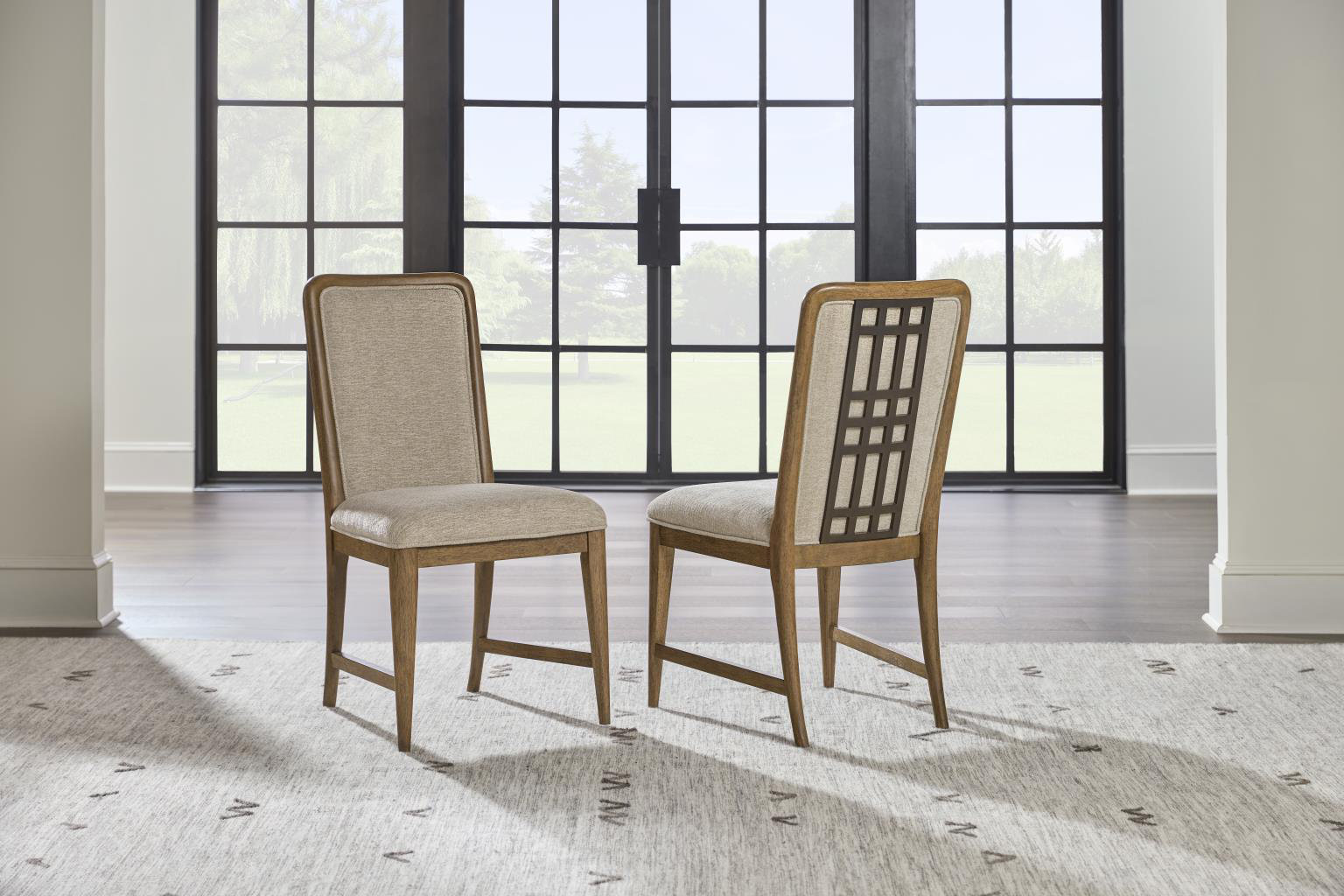 Lark Manor™ Dorth FRETWORK BACK UPH SIDE CHAIR | Wayfair