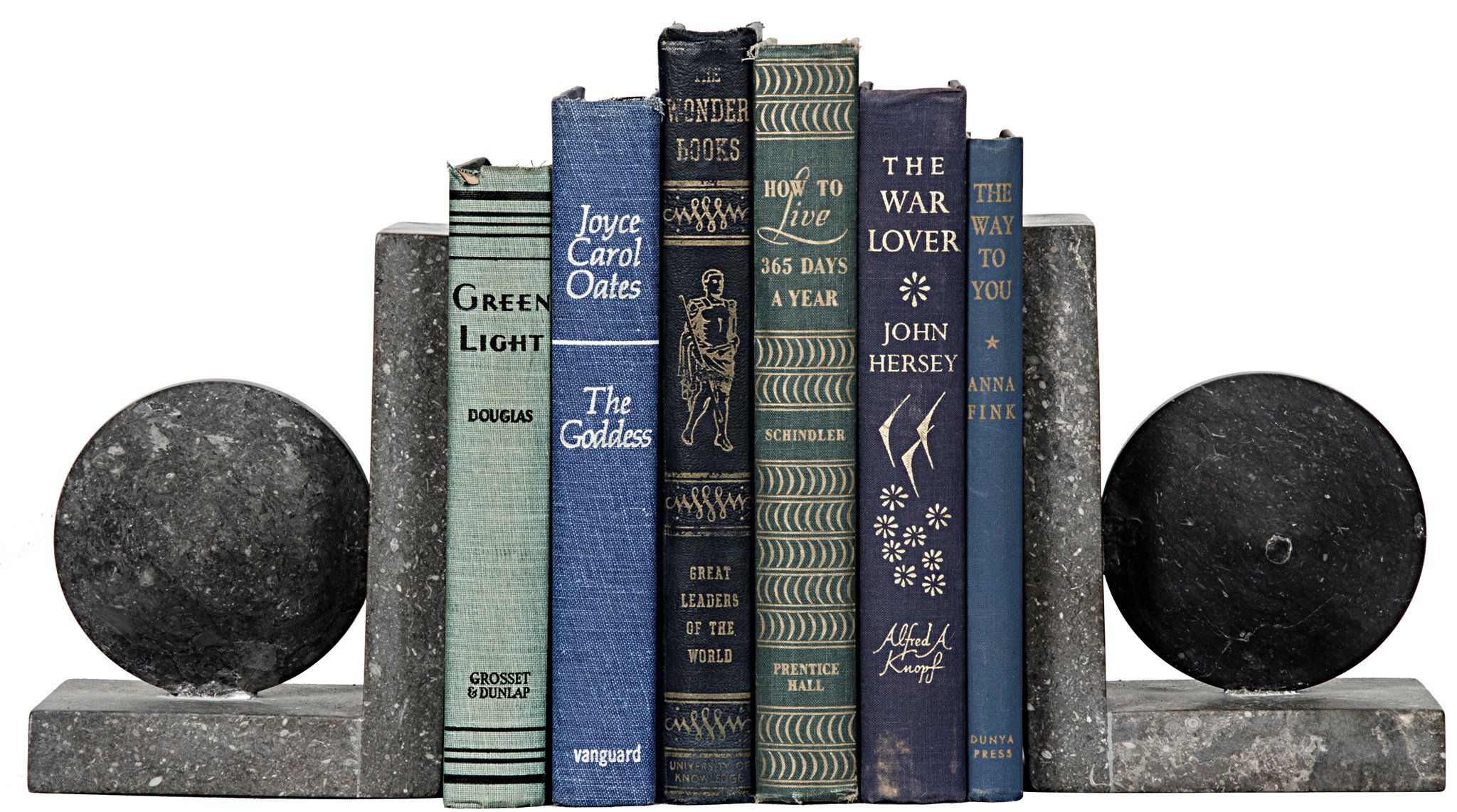 Noir Marble Bookends | Wayfair