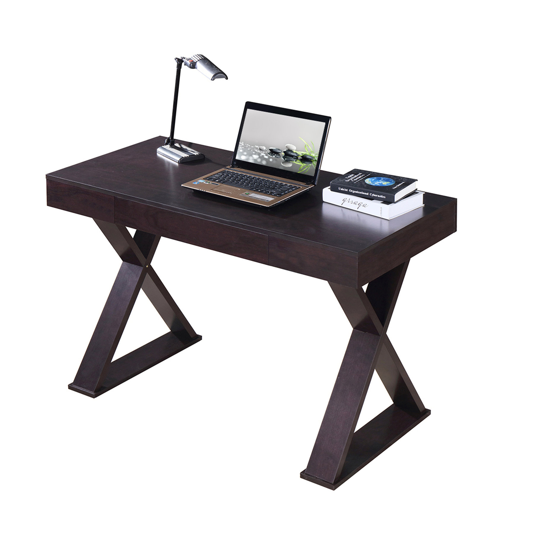 Gracie Oaks Jamarey Rectangle Computer Desk & Reviews | Wayfair