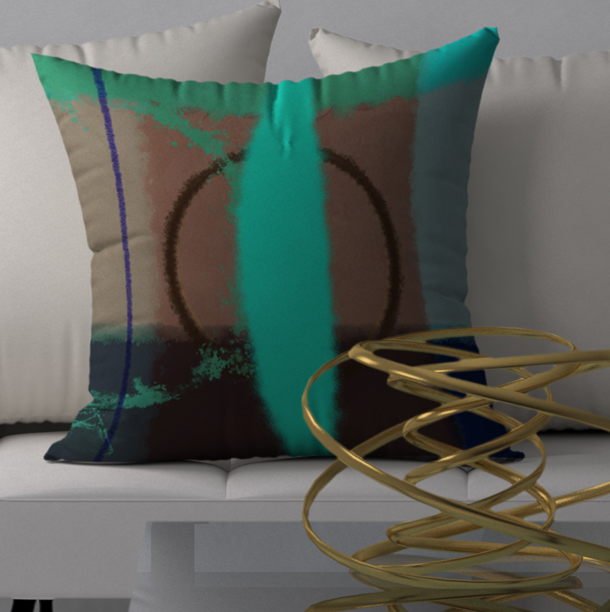 LeRoi Products Abstract Throw Pillow - Wayfair Canada