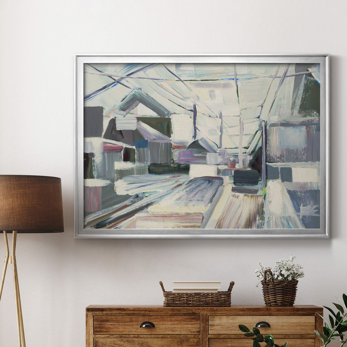 Wrought Studio™ Pointed Out - Picture Frame Print on Canvas | Wayfair