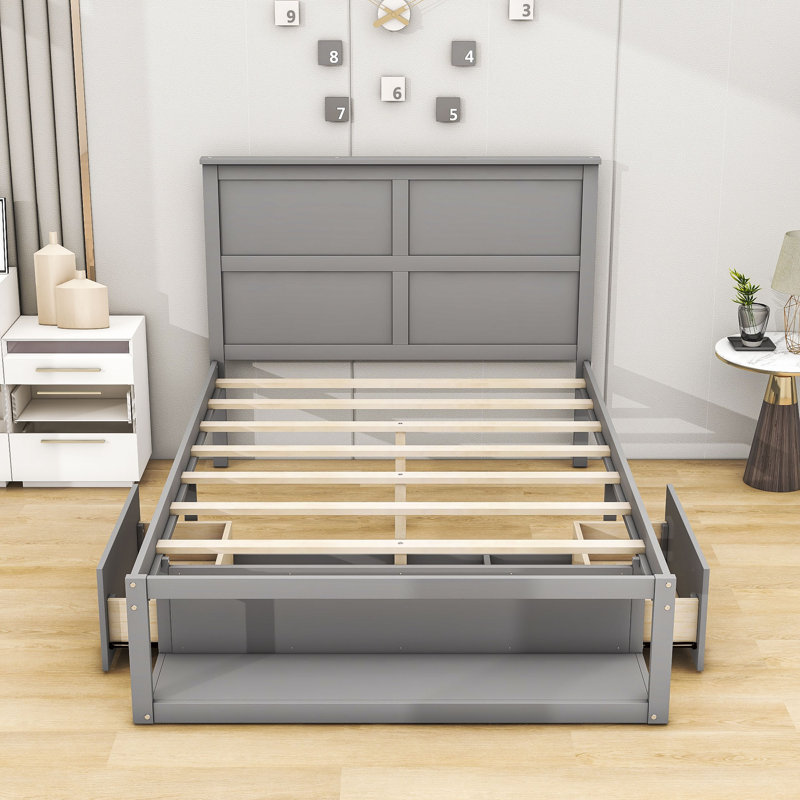 Red Barrel Studio® Full / Double Storage Platform Bed | Wayfair